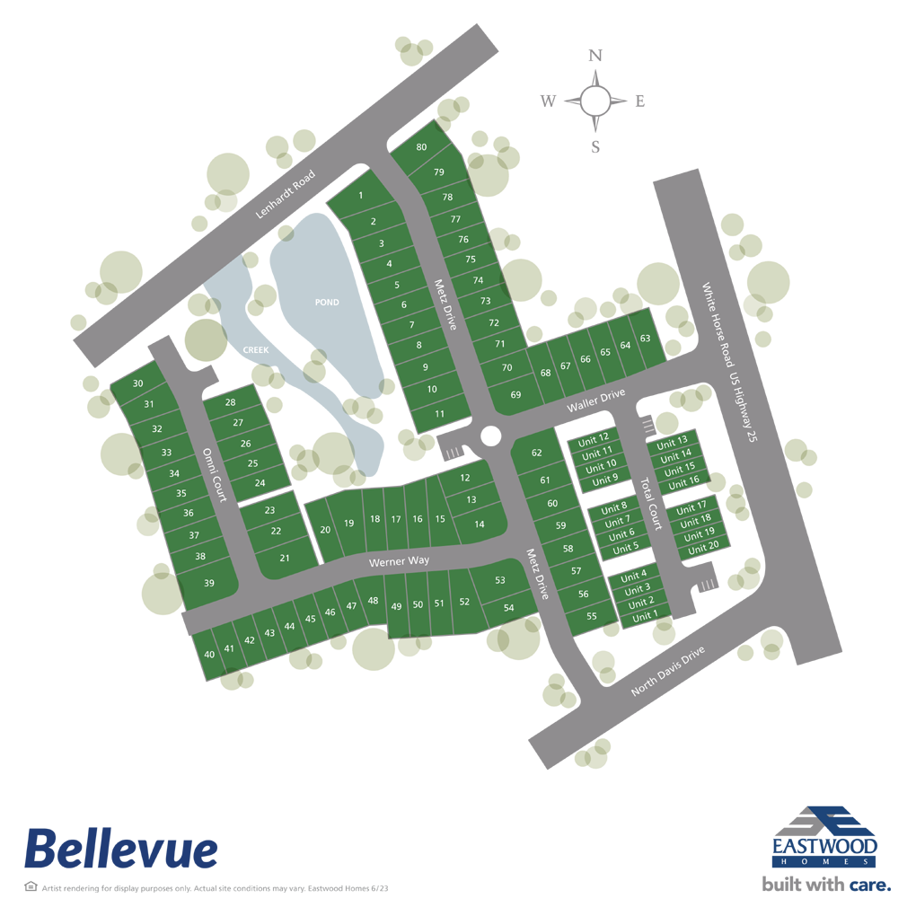 Bellevue Community | Eastwood Homes | Eastwood Homes